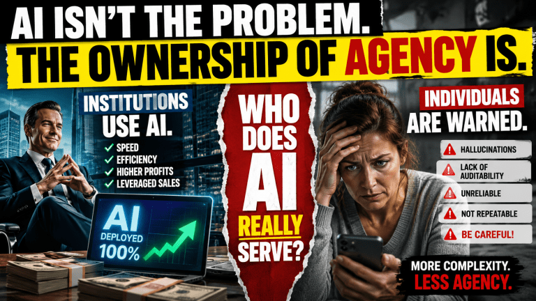 AI Is Not the Problem. The Ownership of Agency Is. – Academy of Life ...